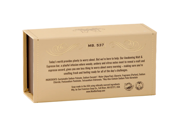 Man Bar Malt + Espresso Awakening Bar | Furnish