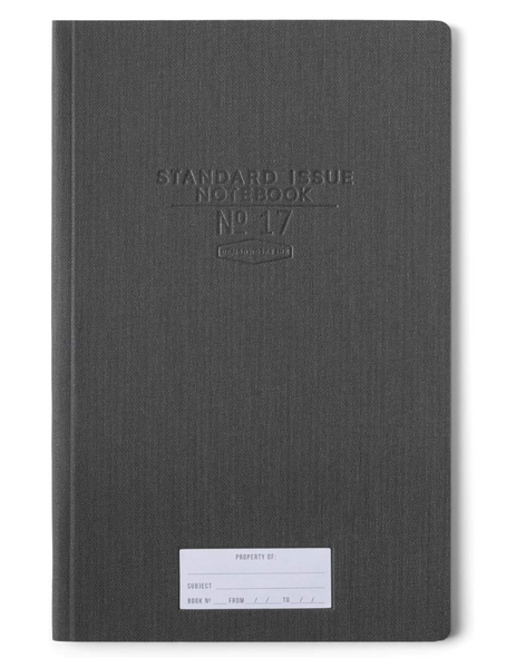 Standard Issue Tall Notebook No. 17, Black | Furnish